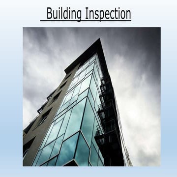 Building Inspection | PPTX