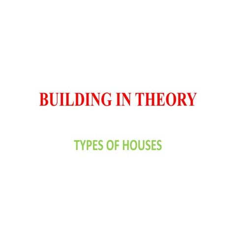 Building in theory | PPT