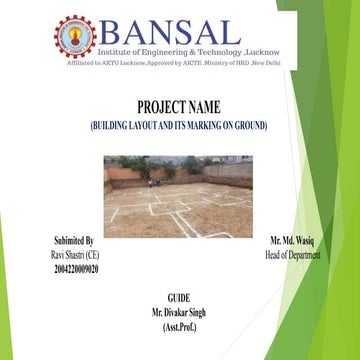 SITEWORKS & SETTING OUT | PDF