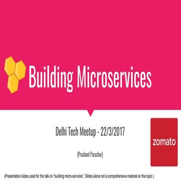 Building microservices | PPT
