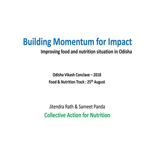 Building momentum for impact ppt ovc | PDF