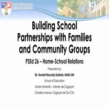 Home - School Relations: Building Collaborative Relationships | PPT