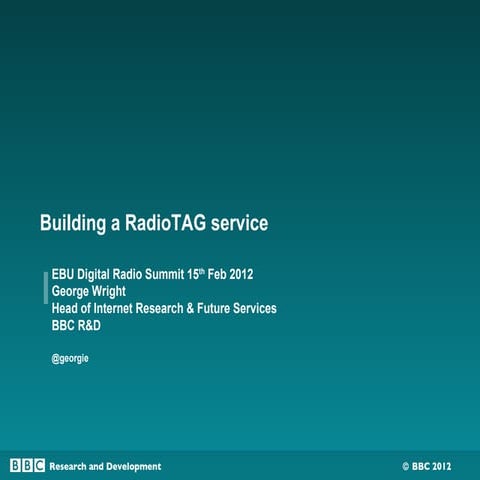 Building Radiotag Presentation | PPT | Public Radio | Talk Radio