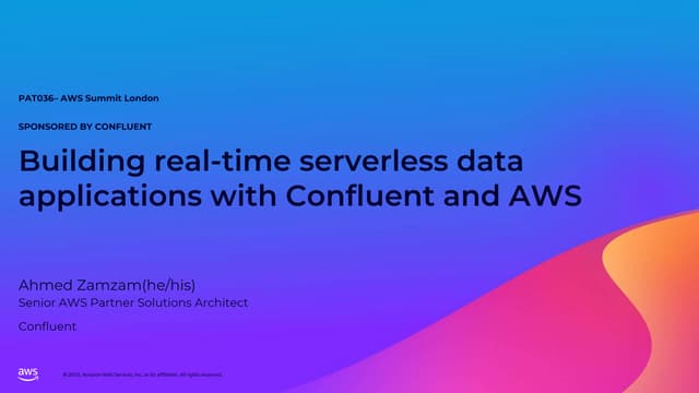 Building Real Time Serverless Data Applications With Confluent And Aws