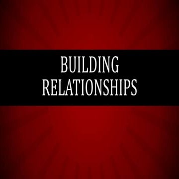Building relationships | PPTX