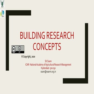 Building research concepts | PPT
