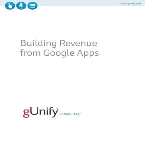 Building revenue from Google Apps | PDF