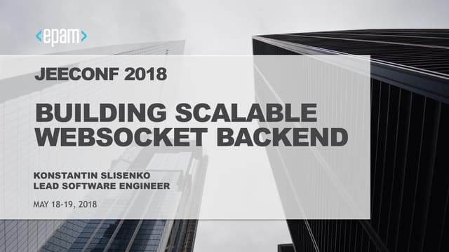 Building Scalable Web Socket Backend Ppt 4938
