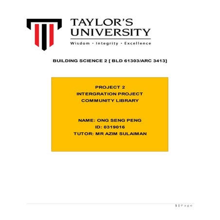Building Science II Project 2 | PDF