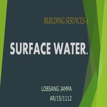 surface water | PPTX