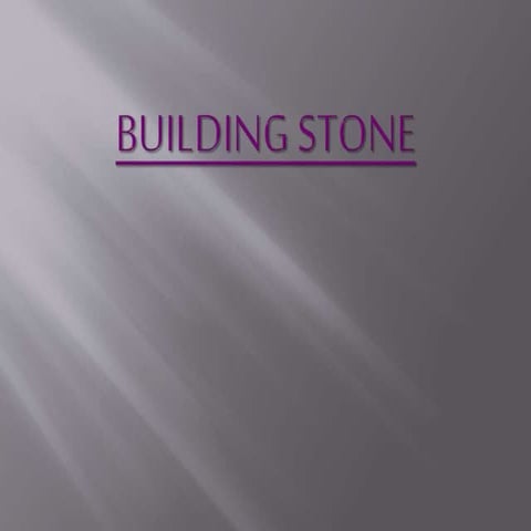 Types, importance and uses of rocks in | PPTX