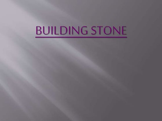 Types, importance and uses of rocks in | PPTX | Geology | Science