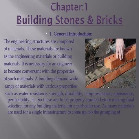 Building stones & bricks .. | PPT