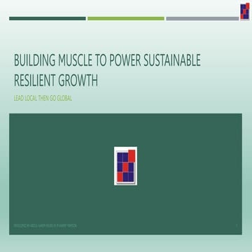 Building Sustainable Resilient Growth | PPTX