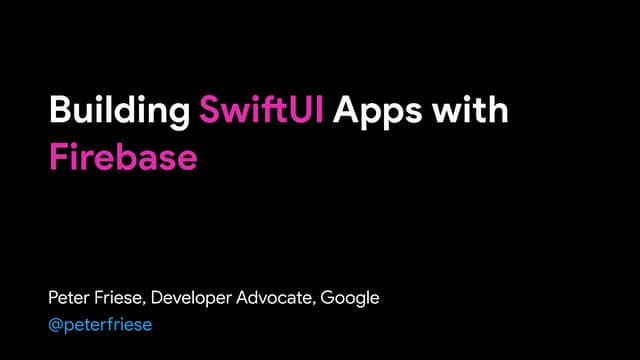 Building Apps with SwiftUI and Firebase | PDF | Computing | Technology ... Building Apps with SwiftUI and Firebase | PDF | Computing | Technology ...