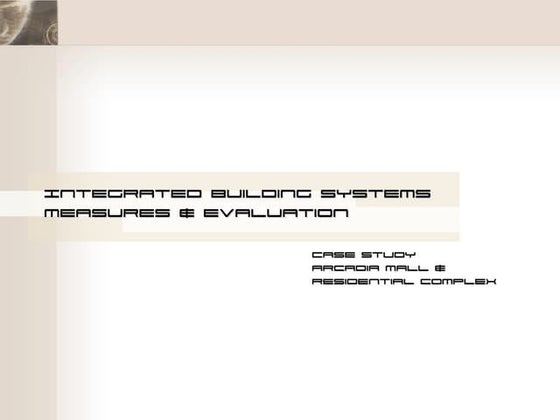 Integrated Building Systems Drawings | PDF