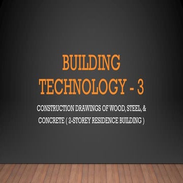 Building technology 3 | PDF
