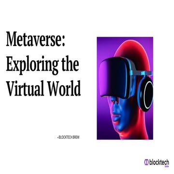 Metaverse Development Services | BlockTech Brew | PDF