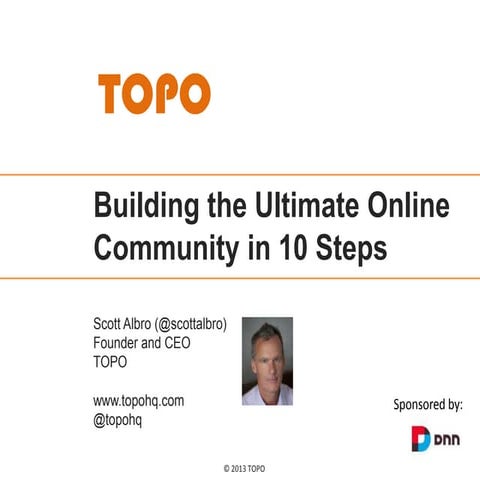 Building the Ultimate Online Community in 10 Steps | PPTX | Social ...