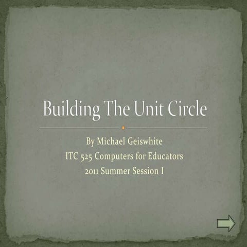Building the Unit Circle | PPSX