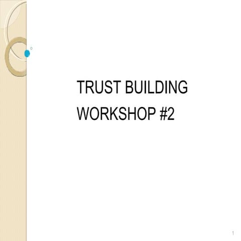 Building trust 2 | PPT
