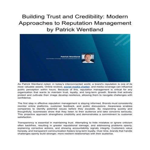 Building Trust and Credibility_ Modern Approaches to Reputation ...