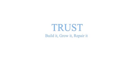 Building Unbreakable Trust In Teams | PPT