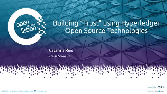 Building Trust Using Hyperledger Open Source Technologies Ppt 1086