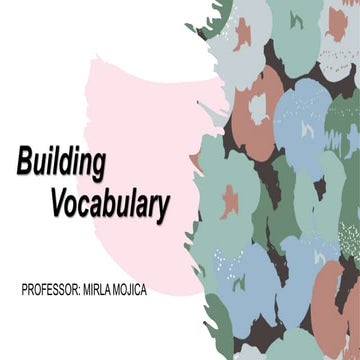 Building vocabulary | PPT