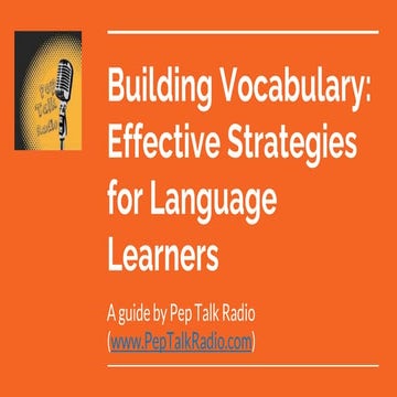 Increase Speaking Vocabulary How to Activate Passive Words.pptx