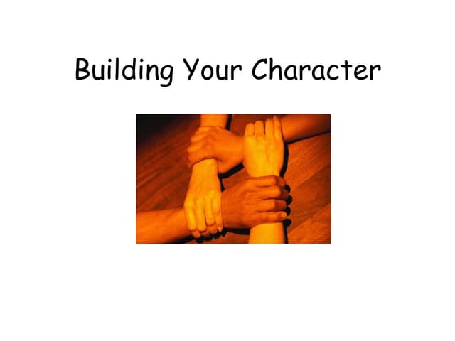 Character building | PPTX