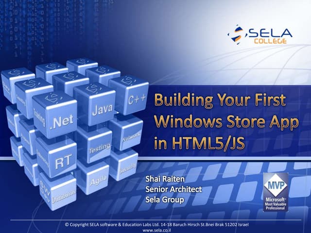 Building Your First Windows Store App In Html5 Js Phonegap Ppt