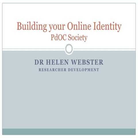 Digital Identity | PPTX