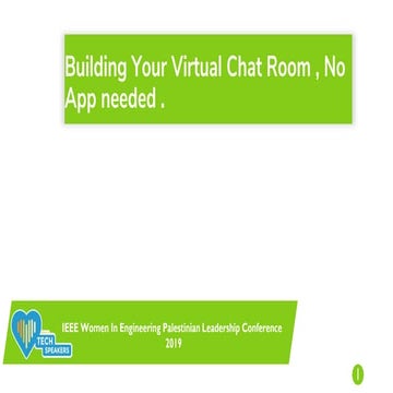Building your virtual chat room (Mozilla hubs and spoke) | PPT