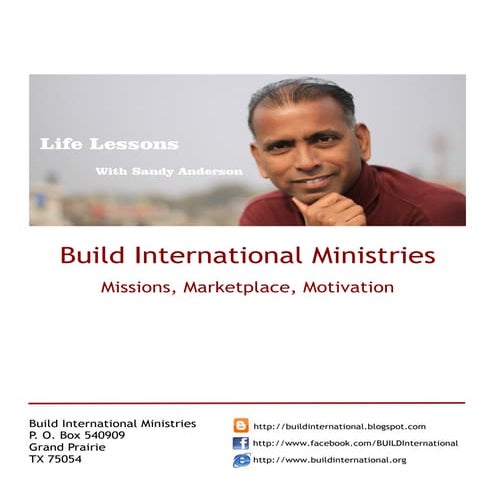 Build International Ministries - You Have Comeback Power | PDF