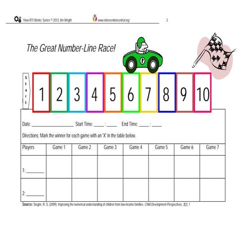 Build number sense_thru_board_game_game_board | PDF