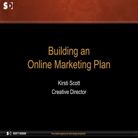 Building an Online Marketing Plan | PPTX