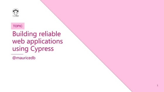 Automation using Cypress | PPT Automation using Cypress | PPT