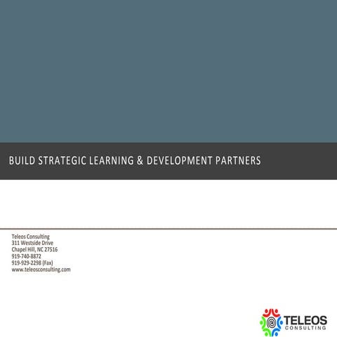 Build Strategic Learning and Development Partners | PPT