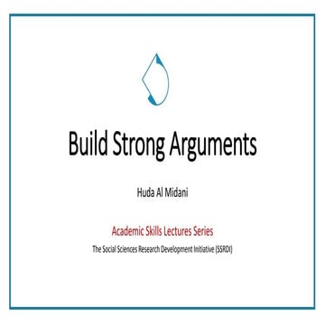 Build Strong Arguments | PPTX
