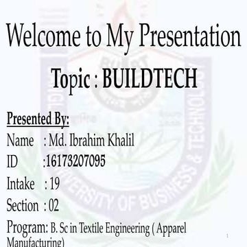 Buildtech | PPTX