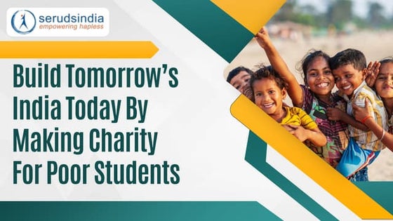 Make Charity for Poor Students To Strong India | PDF
