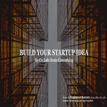 Build your startup idea | PPTX