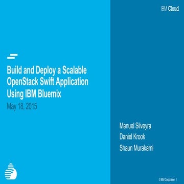 Quickly Build And Deploy A Scalable Openstack Swift Application Using 1441