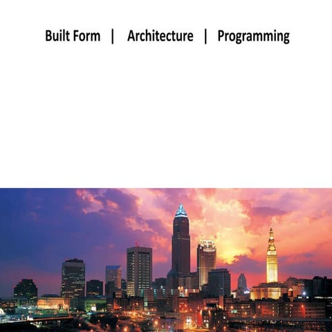 Built Environment & Programming | PPT
