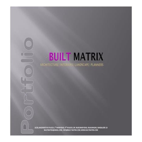Built Matrix Architects | PDF
