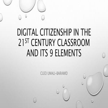 Digital Citizenship | PPTX