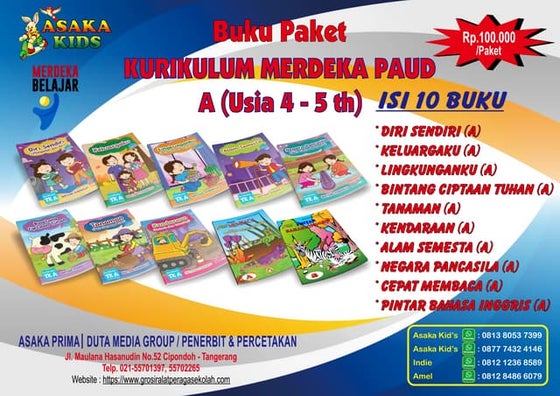 BUKU PAUD KURIKULUM MERDEKA 2024/2025 | PPT