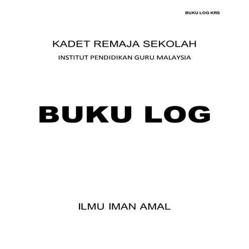 Buku log-krs | DOCX