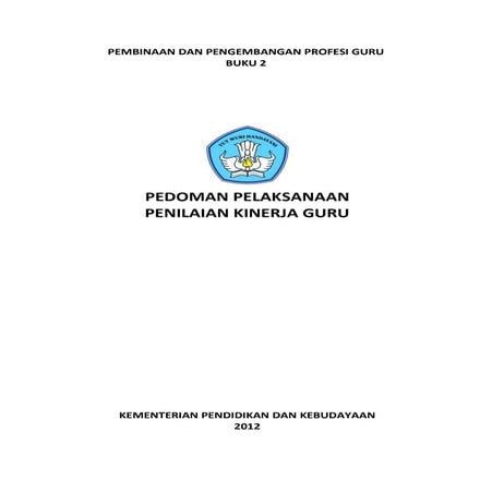 Penilaian Kinerja Guru ( PKG ) | PDF